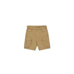 Shorts Alpha Industries "Canvas Cargo Short", Herren, Gr. 32, Normalgr&ouml;&szlig;en, gr&uuml;n (khaki), Obermaterial: 100% Baumwolle, Hosen Shorts