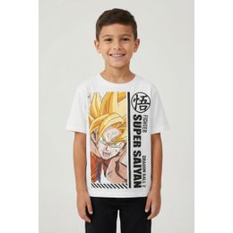 name it Jungen T-Shirt "NKMDUSE DRAGONB SS NREG TOP BOX NOOS VDE"hellwei&szlig;, Gr. 146, bedruckt, unifarben, Jersey, Obermaterial: 100% Baumwolle, Shirts