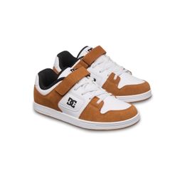 Sneaker DC Shoes "Manteca 4 V", Damen, Gr. 5(36), wei&szlig; (wheat, wei&szlig;), Obermaterial:51% Leder, 49% Synthetikmaterial;, Schuhe Sneaker