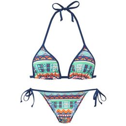 Buffalo Set: Triangel-Bikini 'Ismara' blau Gr. 36 Cup A/B. Ohne B&uuml;gel