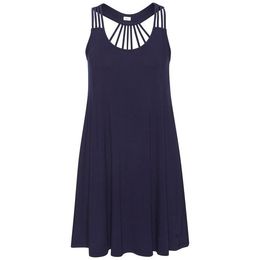 s.Oliver Strandkleid blau Gr. 34 f&uuml;r Damen. Mit Rundhals. Figurumspielend. Nachhaltig.