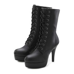LASCANA Belle Affaire Schn&uuml;rstiefelette 'Stiefel,' schwarz Gr. 41 f&uuml;r Damen