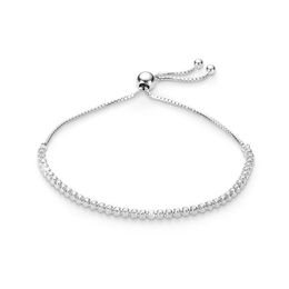 Tchibo - Silberarmband mit Zirkonia - silber