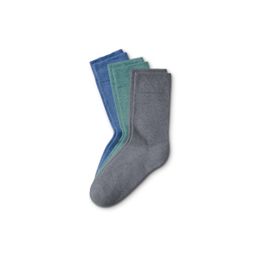 Tchibo - 3 Paar Socken - Damen - Gr. 39-42 - blau