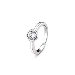 Tchibo - Silberring Solit&auml;r mit Zirkonia - Damen - Gr. 18 - silber