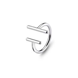 Tchibo - Silberring &raquo;Pure Collection&laquo; - Damen - Gr. 19 - silber