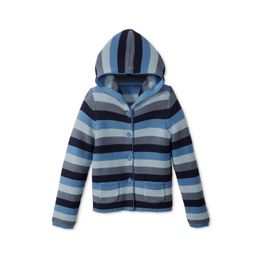 Tchibo - Strickjacke - Baby - Gr. 86/92 - blau/gestreift