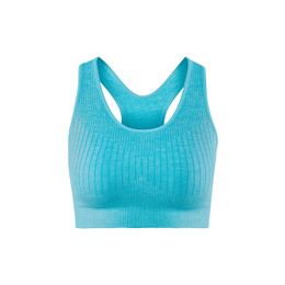 Tchibo - Seamless-Sport-Bustier - Damen - Gr. M - t&uuml;rkis