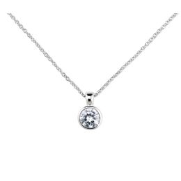 Tchibo - Solit&auml;r-Silberkette mit Zirkonia - silber