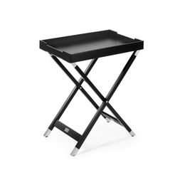 Tchibo - Tabletttisch mit abnehmbarem Tablett - 60x40x70,5cm - silber - Akazienholz / Holz / Edelstahl