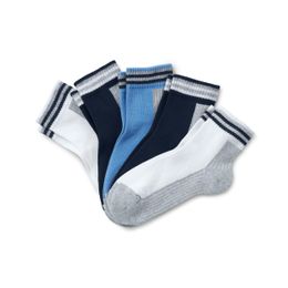Tchibo - 5 Paar Sport-Sneakersocken - Kinder - Gr. 39-42 - dunkelblau