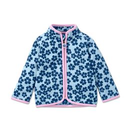 Tchibo - Microfleecejacke - Baby - Gr. 86/92 - dunkelblau/gebl&uuml;mt