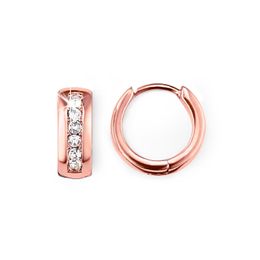 Tchibo - Creole verziert mit Swarovski Kristallen - gold