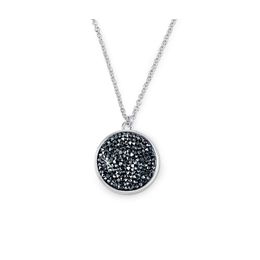Tchibo - Kette verziert mit Swarovski Kristallen - silber