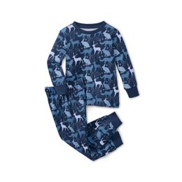 Tchibo - Pyjama - Herren - Gr. 134/140 - blau