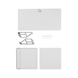 Tchibo - Metall-Erg&auml;nzungsklappen-Set - 76,5x38,5x36cm - wei&szlig; -