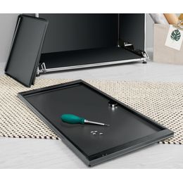 Tchibo - Metall-Erg&auml;nzungsklappen-Set - 76,5x38,5x36cm - grau -