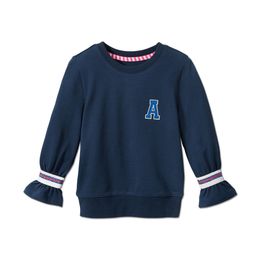 Tchibo - Sweatshirt mit Tulpen&auml;rmeln - M&auml;dchen - Gr. 170/176 - dunkelblau