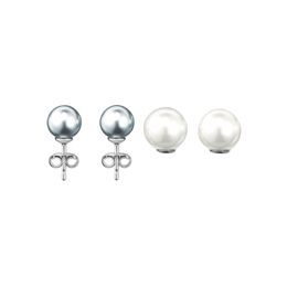 Tchibo - Silberohrstecker mit Muschelkernperle - silber