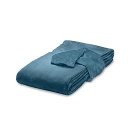 Tchibo - Kuscheldecke mit integrierten &Auml;rmeln - petrol