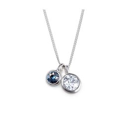 Tchibo - Kette verziert mit Swarovski Kristallen - silber