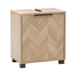 Tchibo - Waschbeckenunterschrank &raquo;Piazza&laquo; - 50,3x33x56cm - schwarz - Holz / Metall / Kunststoff