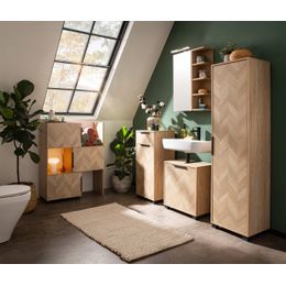 Tchibo - Hochschrank &raquo;Piazza&laquo; - 40,3x33x157,8cm - schwarz -