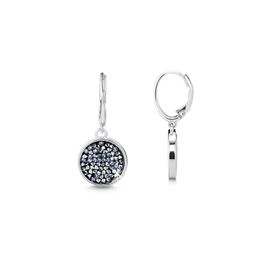 Tchibo - Ohrh&auml;nger verziert mit Swarovski Kristallen - silber