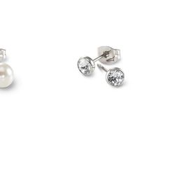 Tchibo - Ohrstecker-Set - silber