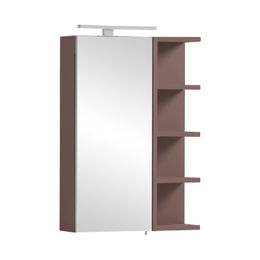 Tchibo - Spiegelschrank &raquo;Piazza&laquo; - 49,7x16x74,8cm - rosa - Holz / Metall / Glas