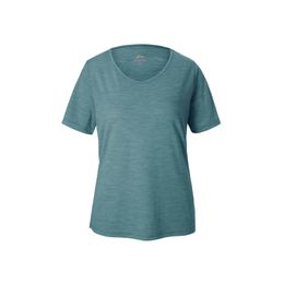 Tchibo - Funktionsshirt mit RWS-zertifizierter Merinowolle - Damen - Gr. M - Mint