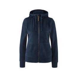Tchibo - Kapuzenjacke mit Merinowolle - Damen - Gr. L - dunkelblau