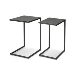 Tchibo - 2 C-Tables - 50x40x65cm - schwarz -