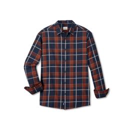 Tchibo - Twill-Hemd - Herren - Gr. L - wei&szlig;/kariert
