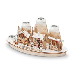 Tchibo - LED-Holzmarkt - braun
