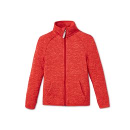 Tchibo - Strick-Fleecejacke - M&auml;dchen - Gr. 146/152 - orange