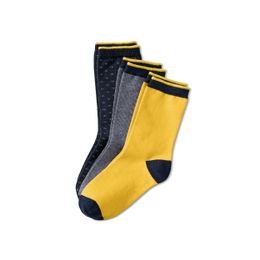 Tchibo - 3 Paar Socken - Damen - Gr. 35-38 - dunkelblau