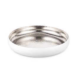 Tchibo - Tablett in geh&auml;mmerter Optik - silber