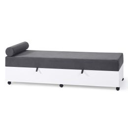 Tchibo - Daybed mit Stauraum - 200x80x50,5cm - anthrazit - Holz / Polyester / Schaumstoff