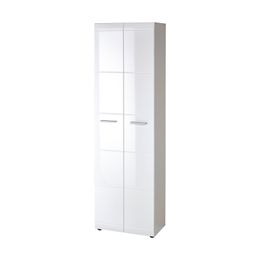 Tchibo - Garderobenschrank &raquo;Adana&laquo; - 59x37x197cm - wei&szlig; - Holz / Kunststoff