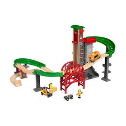 Brio &ndash; gro&szlig;es Lagerhaus-Set mit Aufzug - mehrfarbig
