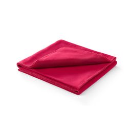 Tchibo - Fleece-Kuscheldecke - rosa