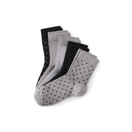 Tchibo - 5 Paar Damen-Socken - Damen - Gr. 35-38 - schwarz