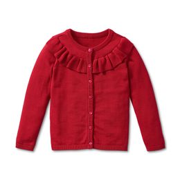 Tchibo - Strickjacke - M&auml;dchen - Gr. 122/128 - rot
