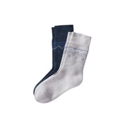 Tchibo - 2 Paar Thermosocken - Damen - Gr. 35-38 - dunkelblau