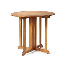 Tchibo - Klappbarer Terrassentisch - 90x80x75cm - braun -
