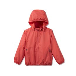 Tchibo - Faltbare Regenjacke - M&auml;dchen - Gr. 110/116 - orange