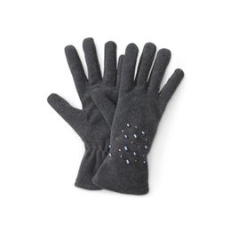 Tchibo - Fleece-Handschuhe - Damen - Gr. 7 - grau