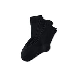 Tchibo - 3 Paar Damen-Socken - Damen - Gr. 39-42 - schwarz