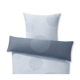 Tchibo - Satin-Wendebettw&auml;sche - dunkelblau